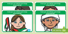 People Who Help Us UAE Playdough Mats Playdough Mats - Arabic/English