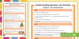 Chapter 1 Activities to Support Teaching on Misery Guts by Morris Gleitzman