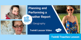 Writing a Weather Report for Kids Worksheet - Teacher-made