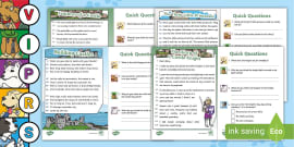 Castles Information Text KS1 Comprehension Activity - Twinkl