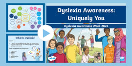 FREE! - Go Red for Dyslexia Assembly PowerPoint: Dyslexia Awareness