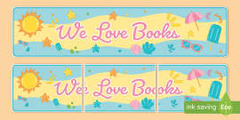 We Love to Write' Display Banner (teacher made) - Twinkl