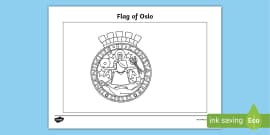 Vienna Flag Colouring Page (teacher made) - Twinkl