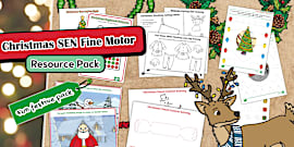Christmas Fine Motor Skills Activity Pack | Twinkl