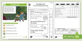 Level 1: 'Fox Facts' 60-Second Reading Set 2 Intervention Pack