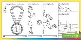 Summer Olympics Labeling Activity and Worksheet | Twinkl