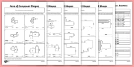 Measuring The Perimeter of Simple 2D Shapes Differentiated Worksheet