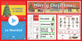 Spanish Christmas Worksheets | Christmas in Spain - Twinkl