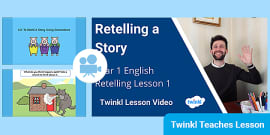 Summarising and Retelling Story Map | Stories | Twinkl