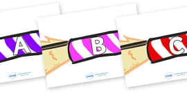 FREE! - A-Z Alphabet on Rockets (teacher made) - Twinkl