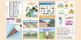 * NEW * ESL Summer Reading and Writing Pack (teacher made)