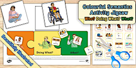 Colourful Semantics: Who? Doing What? What? Workstation Pack