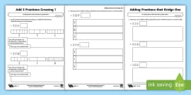 Adding Fractions Activity | Twinkl Resources (teacher made)