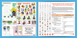 FREE! - Weather Word Mat Ukrainian Translation - Twinkl