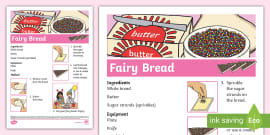 Fairy Bread Sequencing Activity Sheet (Hecho por educadores)