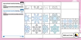 Snowflake Counting Up to 10 Activity (teacher made) - Twinkl
