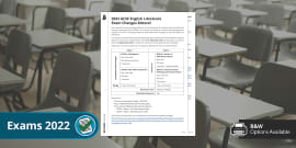 GCSE Edexcel English Literature Exam Breakdown Display Posters