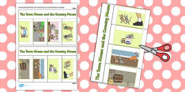 The Town Mouse and the Country Mouse Storyboard Template - story