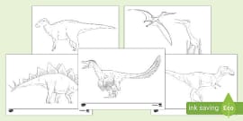 Originals Explorers: Dinosaurs Colouring Pages - Twinkl