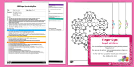 EYFS Rangoli Patterns Finger Gym Plan and Resource Pack