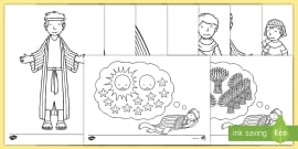 Joseph Story Sequencing A4 (teacher made) - Twinkl