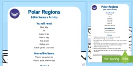Polar Regions Word Search Worksheet / Worksheet