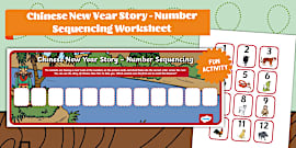 Chinese New Year Addition to 10 Worksheet