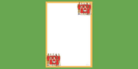 FREE! - Netball Page Border | Colourful Page Borders | Twinkl