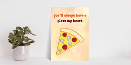 I Miss You a Waffle Lot Postcard | Twinkl Party