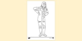 FREE! - Standing in Line in a Queue Colouring Sheet | Colouring Page