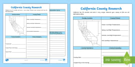 California Fact File Activity Mat (Teacher-Made) - Twinkl