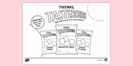 FREE! - Packet of Crisps Colouring | Colouring Sheets