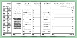 Phase 3 Phonics Dictation Sentences Resource Pack - Twinkl