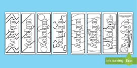 FREE! - Apollo Mindfulness Name Colouring Bookmarks - Twinkl