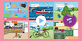 Prepositions Flashcards | Teaching Prepositions Activity