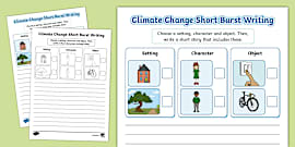 KS2 Climate Change Fact File - Environment (teacher made)