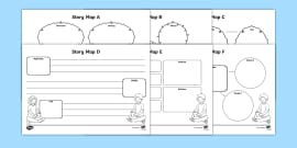 8 Box Storyboard Mapping Template - Teaching Resource - Twinkl