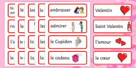 Valentine's Day Word Search French (teacher made) - Twinkl