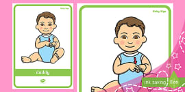 Baby Sign Language Poster (Drink)