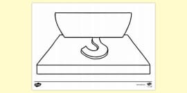 FREE! - Printing with String Colouring Sheet | Colouring Sheets