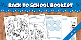 Grade 3 School Themed Editable Book Covers