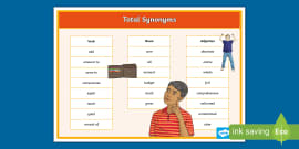 Such as Synonyms Word Mat (teacher made) - Twinkl