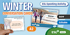 ESL Can You...? Card Game [Adults, A1]