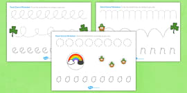 St Patricks Day Shamrock Template - st patricks day, st patrick