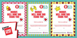 Red Nose Day: Editable Certificate - Australian English Curriculum: Red ...