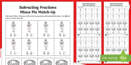 Differentiated Elf-Themed Christmas Fractions Worksheets