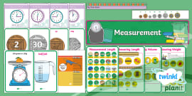 Measurement Display Pack KS1 Year 2 (teacher made) - Twinkl