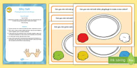 Mixing Colours Playdough Mats (teacher made) - Twinkl