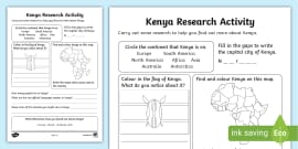Kenya On a Safari Word Search Activity | Twinkl Resources