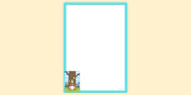 FREE! - Simple Winter Tree Page Border | Page Borders | Twinkl